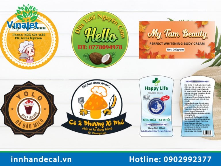 Giấy decal làm sticker gồm những loại nào?