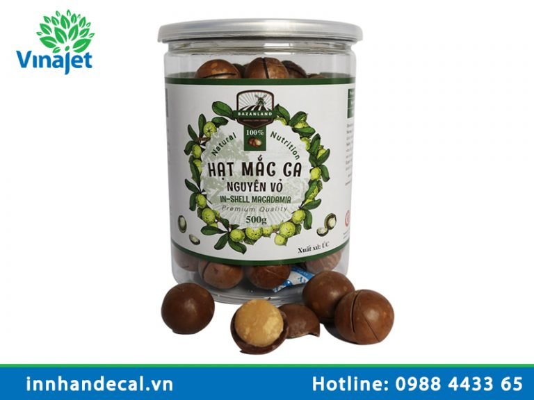 In tem nhãn hạt macca (macadamia) tại Đắk Lắk